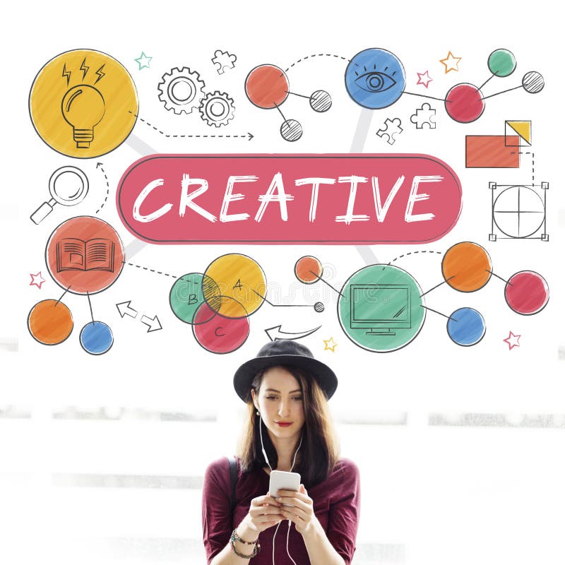 Creative Creativity Thinking Invention Concept Stock Image - Image of ...