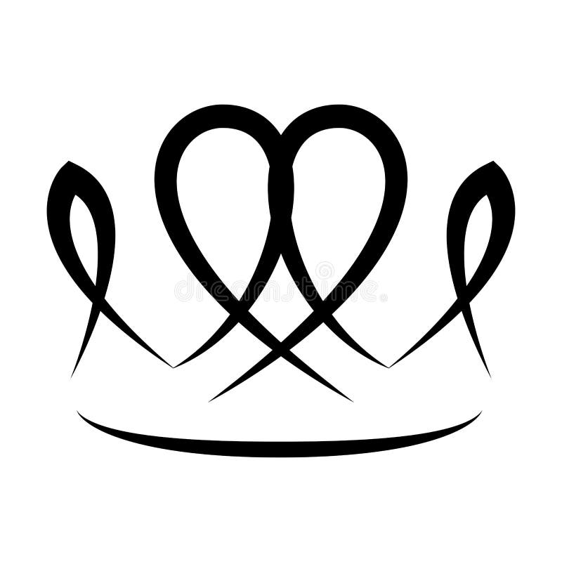 Creative Crown Concept Logo Design Template. Princess Royalty Crown ...