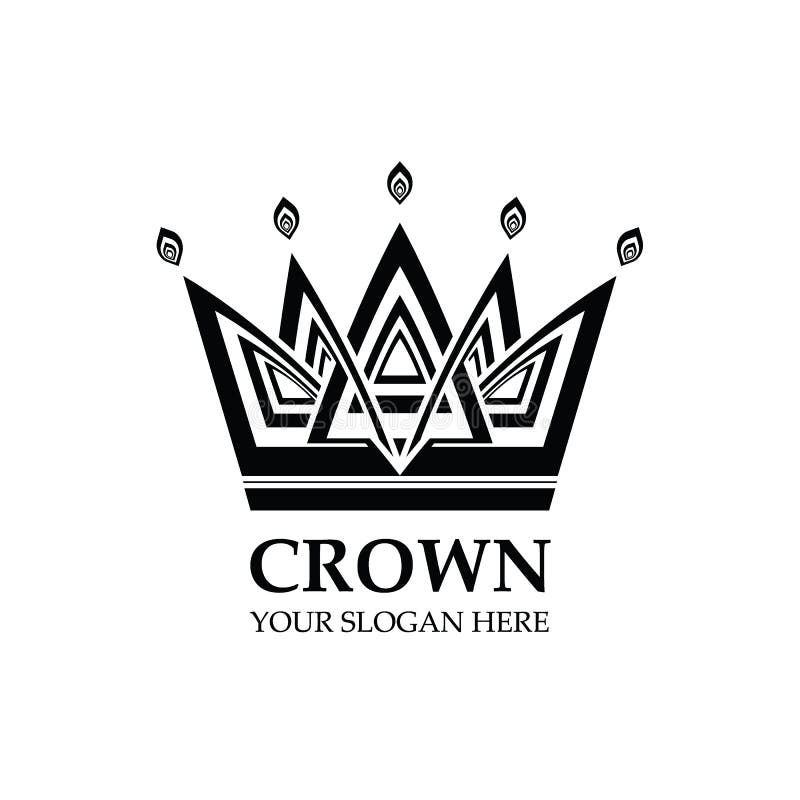 Creative Crown Logo Design for Royal Prince King Queen Symbol Vector ...