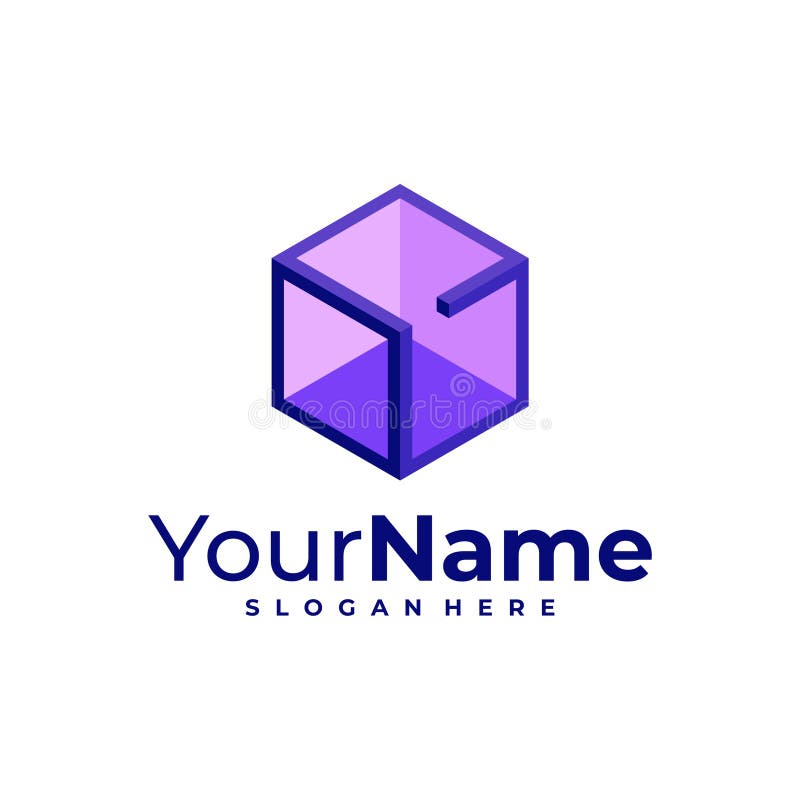 Creative Cube Logo Vector. Hexagon Logo Design Template Stock Vector ...