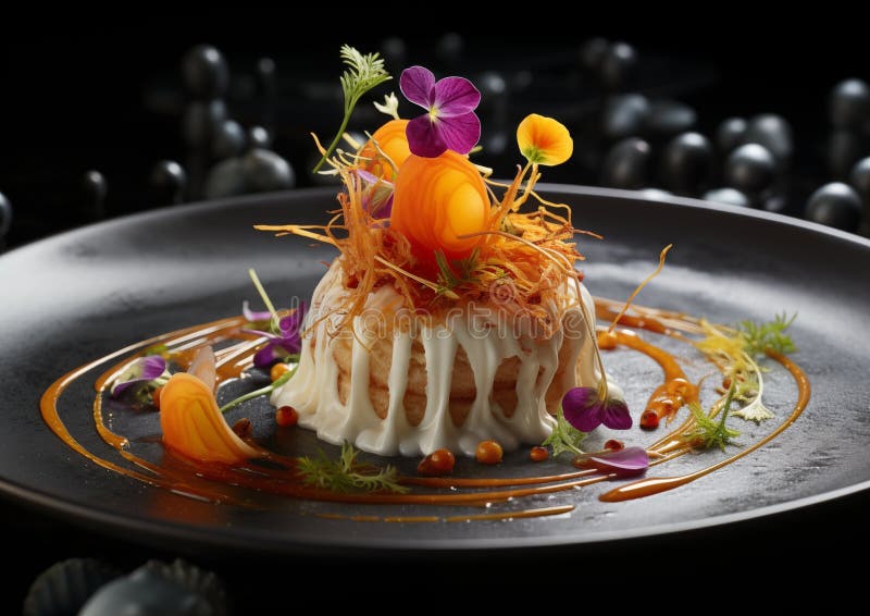 Creative Cuisine. AI Generated Stock Illustration - Illustration of ...