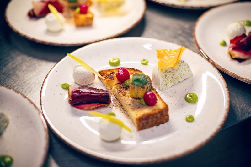 Creative Cuisine Appetizer Plate Stock Image - Image of smoked, lunch ...