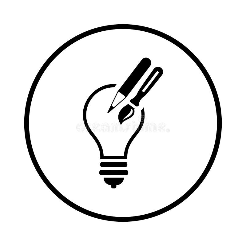 Creative, Custom, Design Icon. Black Vector Design Stock Vector ...