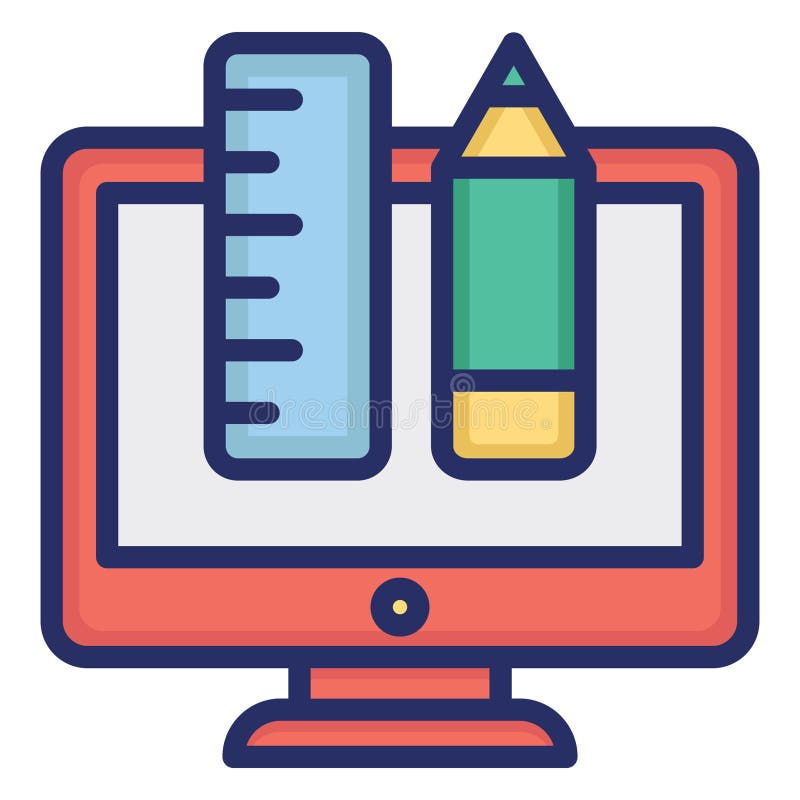 Creative, Custom Isolated Vector Icon Which Can Easily Modify or Edit ...