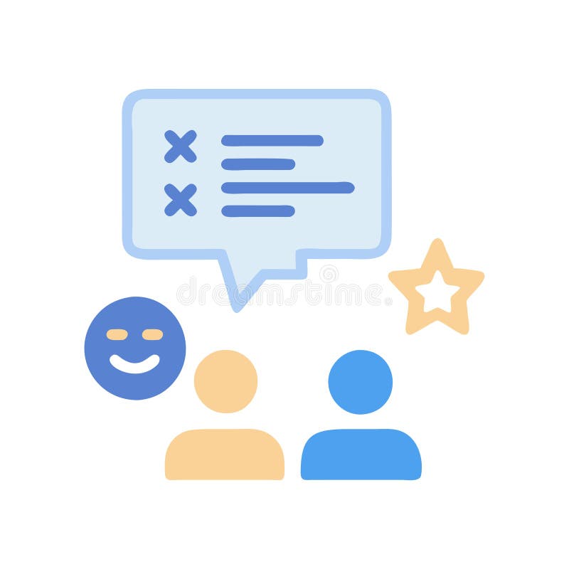 Creative Customer Feedback Illustration for Service Enhancement Stock ...