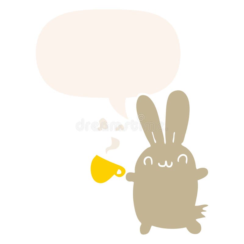 Animals Drinking Coffee Stock Illustrations – 149 Animals Drinking ...