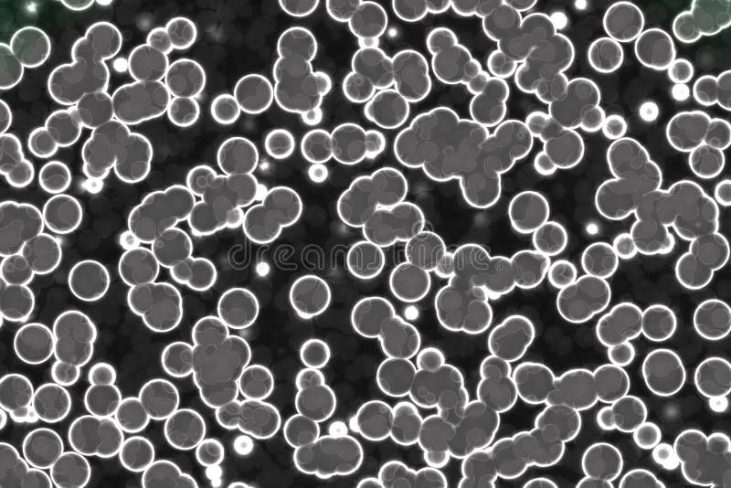 Creative Cute Many Bio Cells Computer Graphic Backdrop Illustration ...