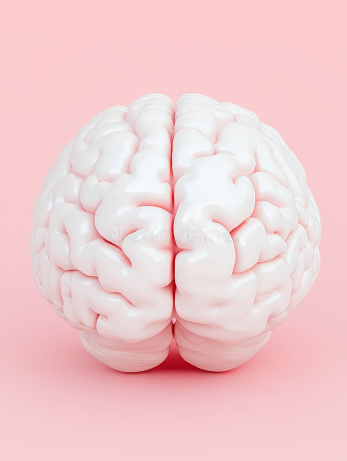 Creative 3D Clay Sculpture of a Brain Representing Ideas and ...