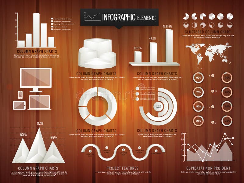 Creative 3d Statistical Graph Business Stock Illustrations – 203 ...