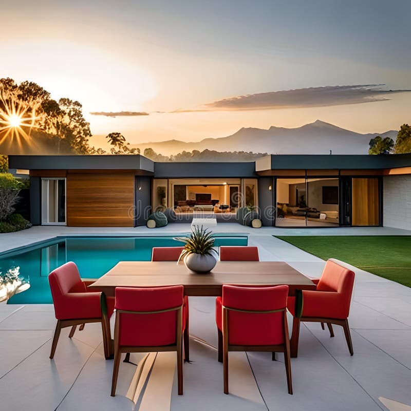 Creative 3d Rendering of Modern House Picture is AI-generated ...