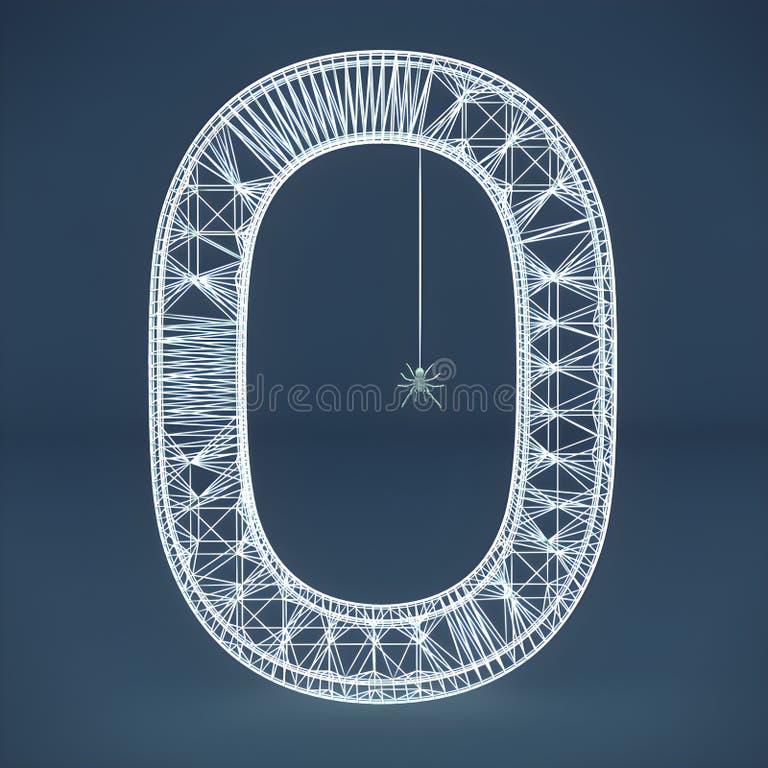 Creative 3D Typography Design - Alphabet Series - Letter O in the Shape ...