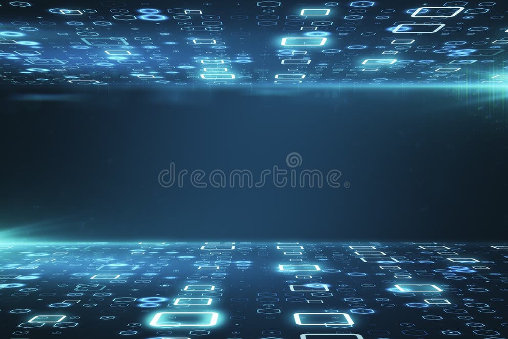 Creative Dark Numbers Backdrop Stock Illustration - Illustration of ...