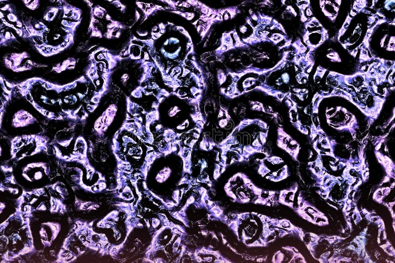 Creative Dark Shocking Old Computer Art Texture Illustration Stock ...