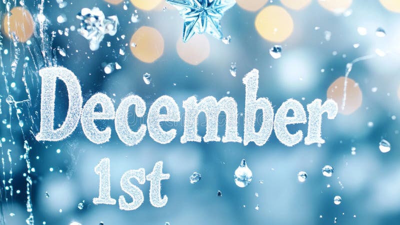 Creative December 1st Backgrounds with Festive Elements, Perfect for ...