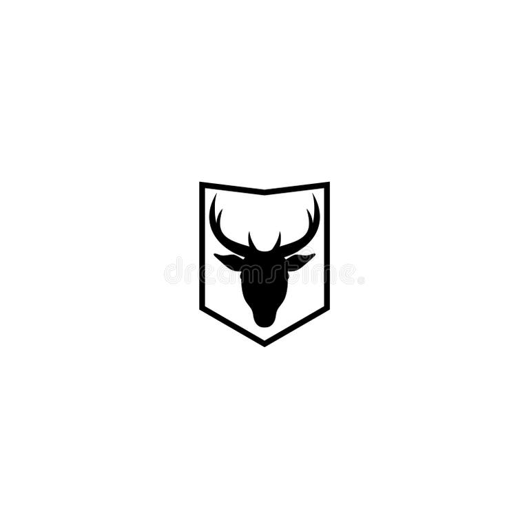 Creative Deer Shield Logo Stock Illustrations – 219 Creative Deer ...
