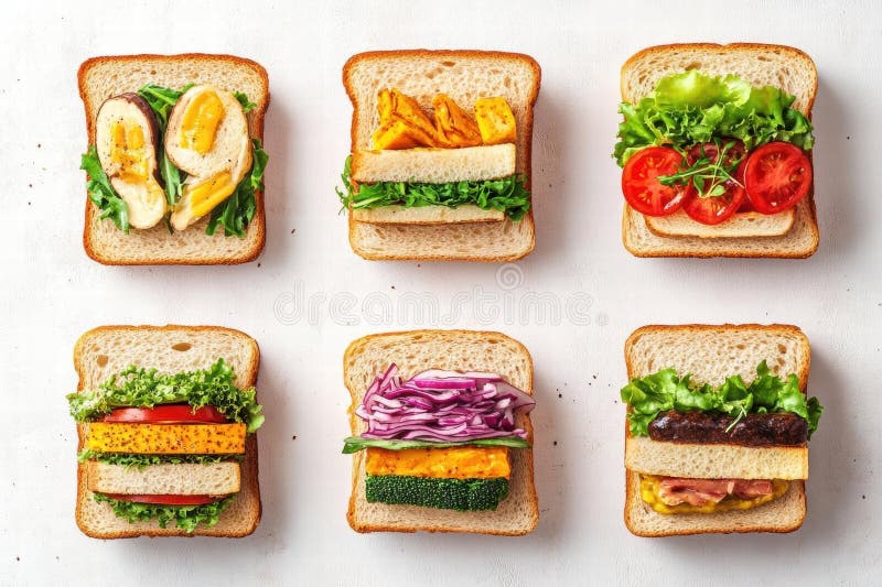 Creative and Delicious Sandwich Ideas, a Visual Guide To Tasty Toppings ...