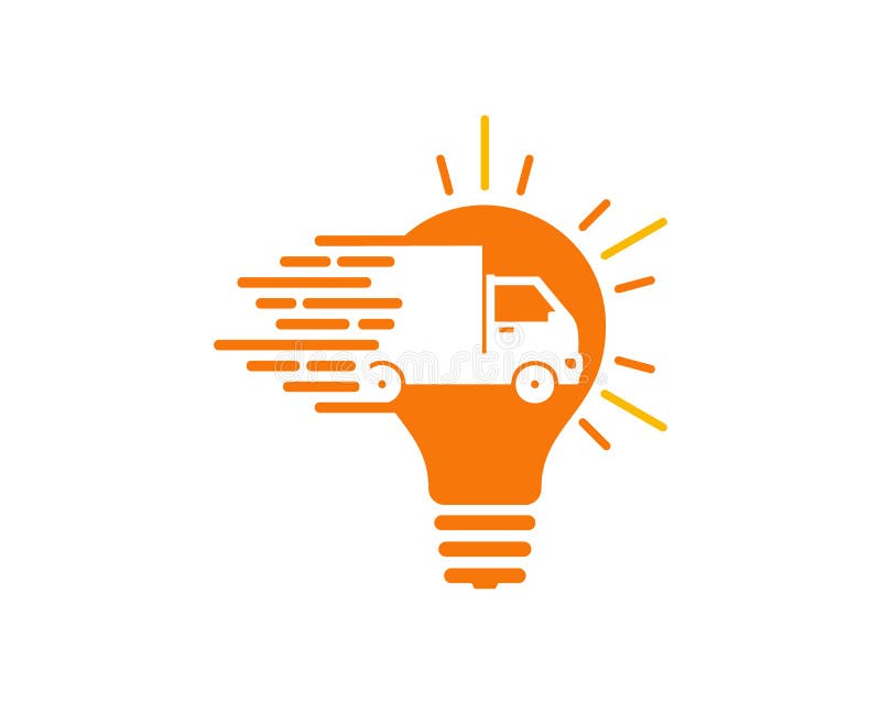 Creative Delivery Logo Icon Design Stock Vector - Illustration of fast ...