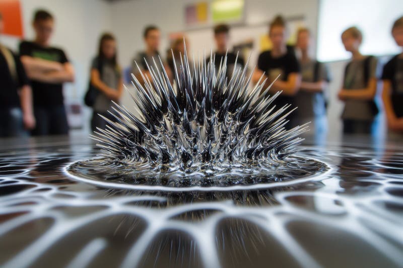 Creative Demonstration of Ferrofluid Reaction in a Science Exhibit ...