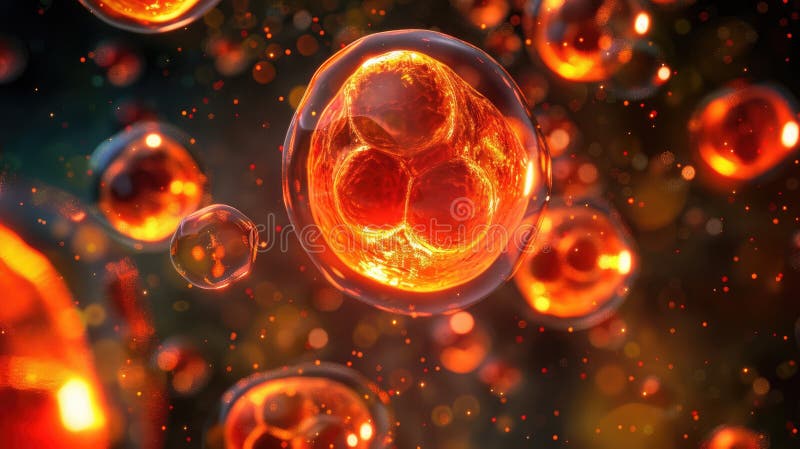 Creative Depiction of Embryonic Stem Cells in a Captivating Image. Ai ...