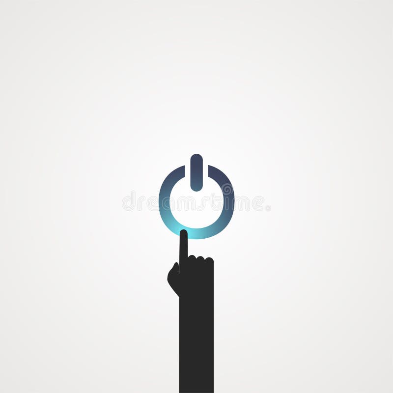 Creative Design of Activation Symbol Stock Vector - Illustration of ...