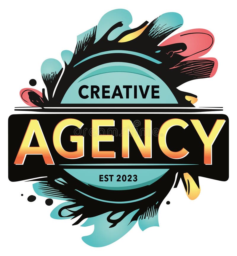 Creative Design Agency Logo Vector Illustration Stock Vector ...