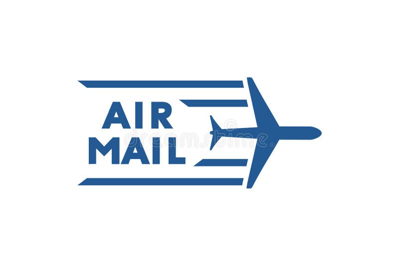 Air mail symbol stock vector. Illustration of symbol - 211127112