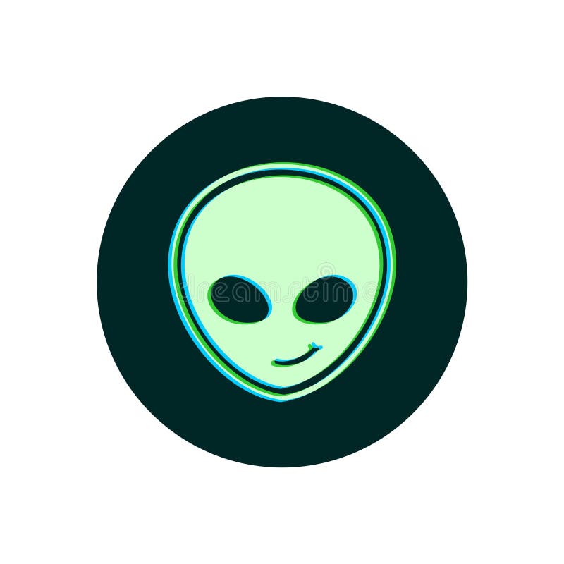 Alien face symbol stock vector. Illustration of symbol - 277573063