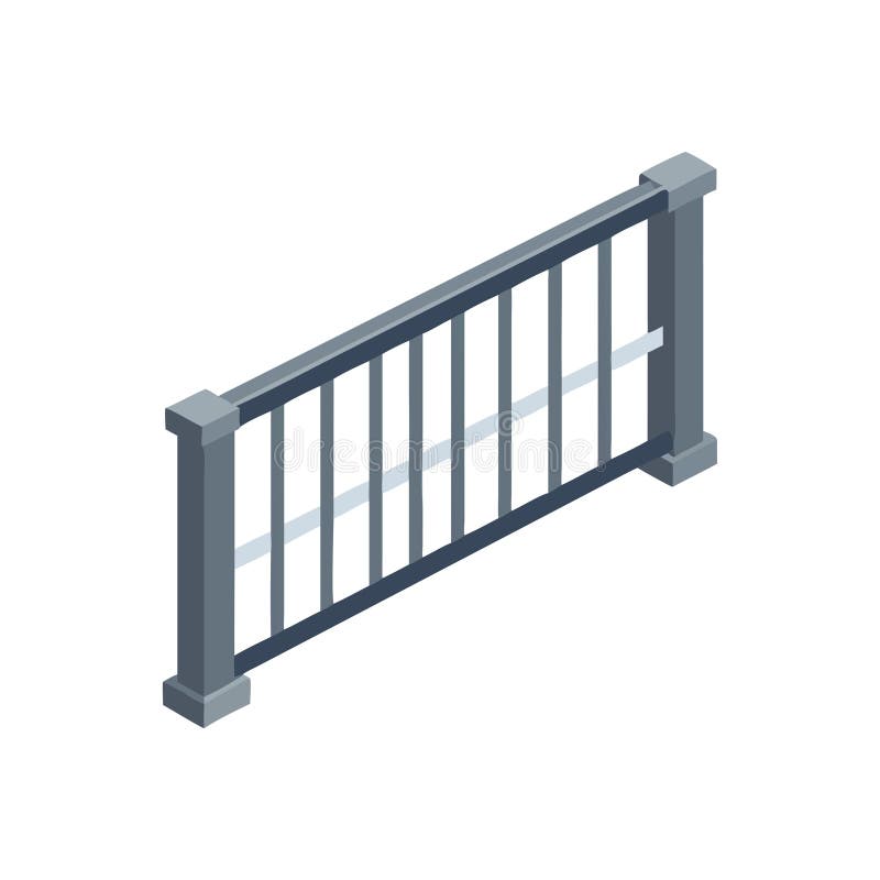 Creative Aluminum Railing Icon Design Stock Illustration - Illustration ...