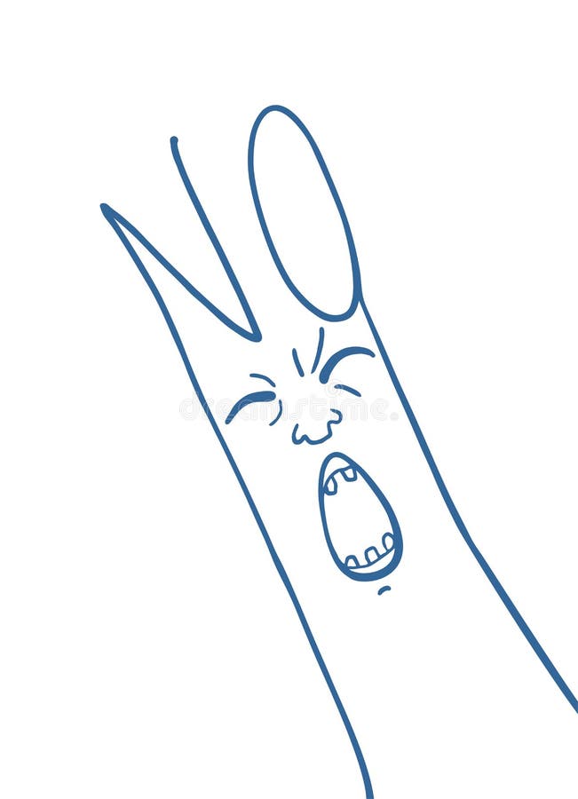 Angry no expression stock vector. Illustration of mouth - 122141437