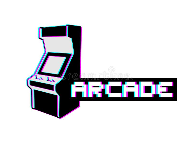 Design of arcade symbol stock vector. Illustration of console - 156201006