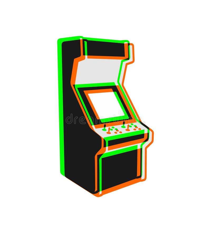 Creative Design of Arcade Machine Stock Vector - Illustration of ...