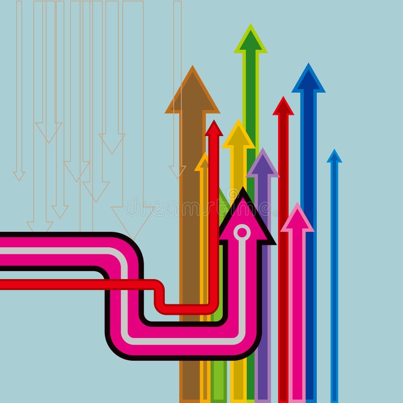 Creative Design of the Arrow. Stock Vector - Illustration of symbol ...