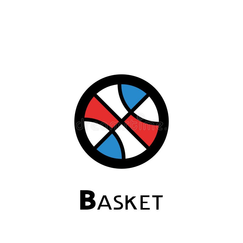 Creative Design of Basketball Icon Stock Vector - Illustration of game ...