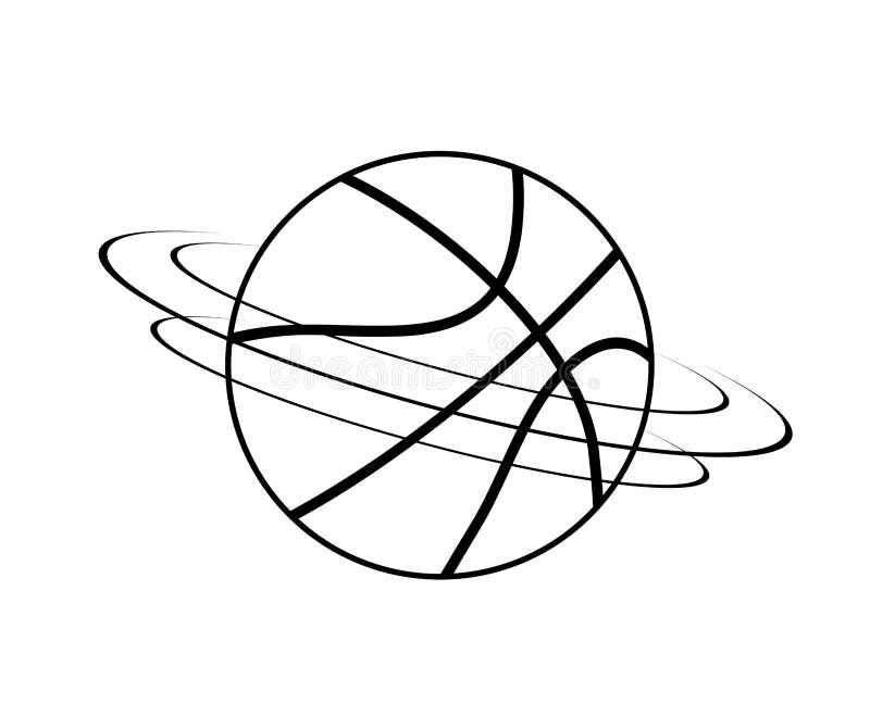 Basketball icon design stock vector. Illustration of turning - 134350002