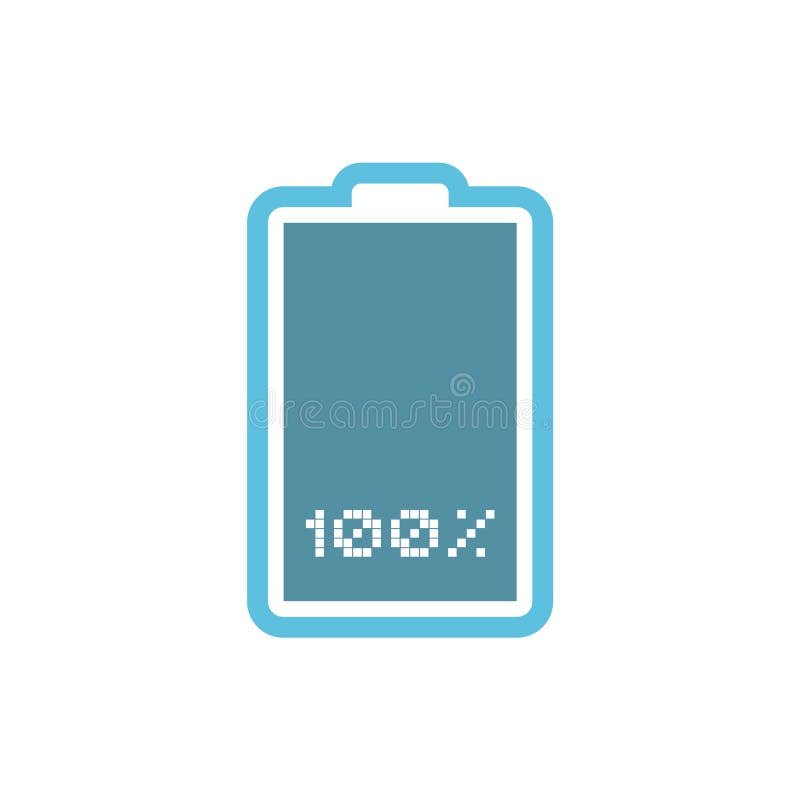 Creative design of battery stock vector. Illustration of blue - 148375710