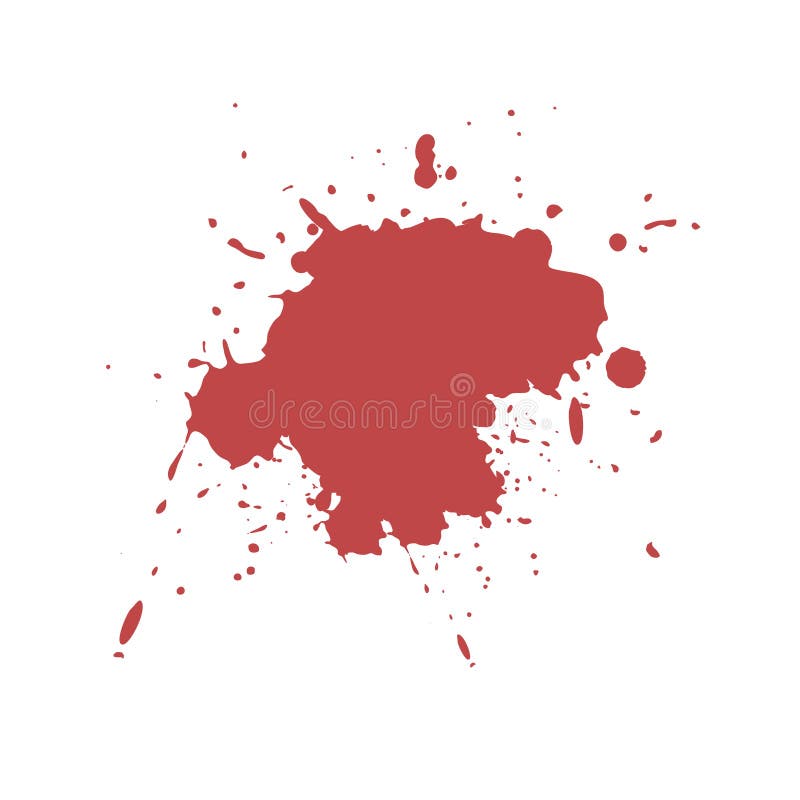 Blood stain draw stock vector. Illustration of splat - 159884521