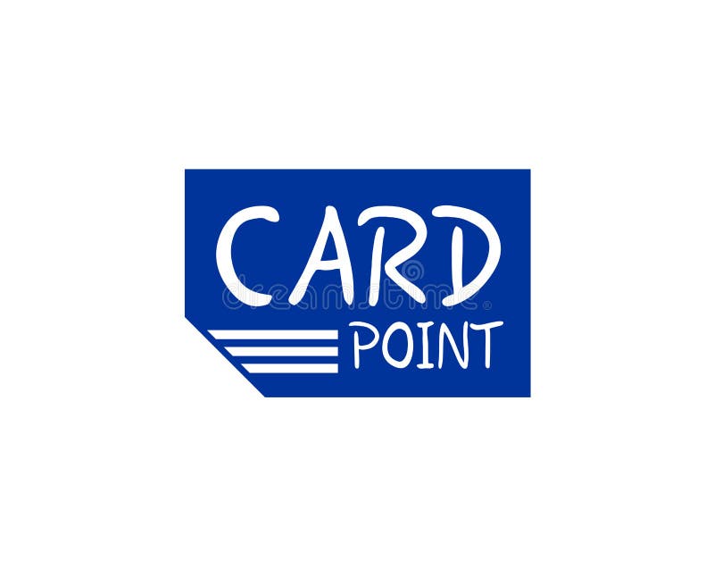 Blue card icon stock vector. Illustration of imaginative - 110648812