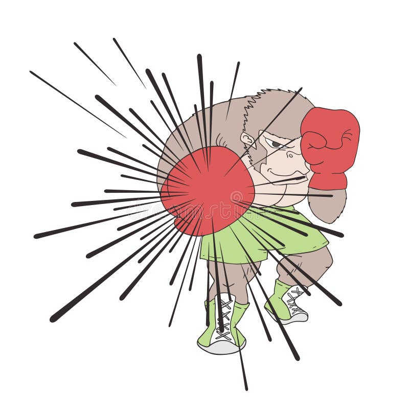 Gorilla Boxing Stock Illustrations – 72 Gorilla Boxing Stock ...
