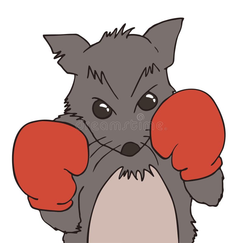 Creative Design of Boxing Rat Stock Vector - Illustration of knockout ...