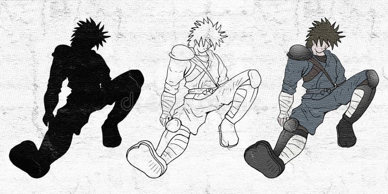 Cartoon character draw stock illustration. Illustration of design ...