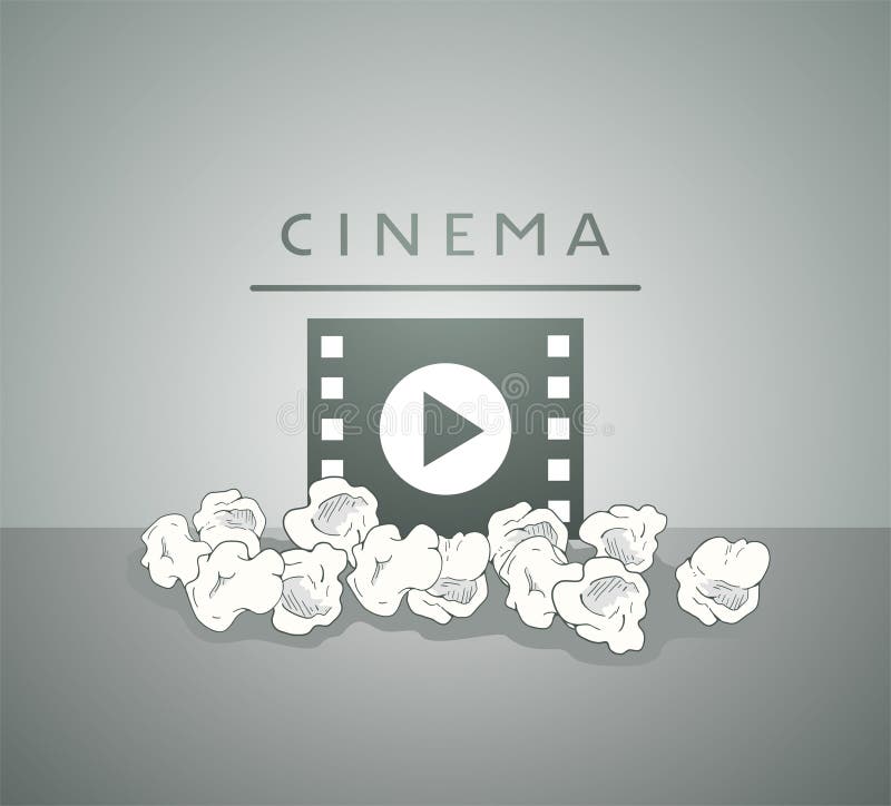 Creative Design of Cinema Popcorn Illustration Stock Vector ...