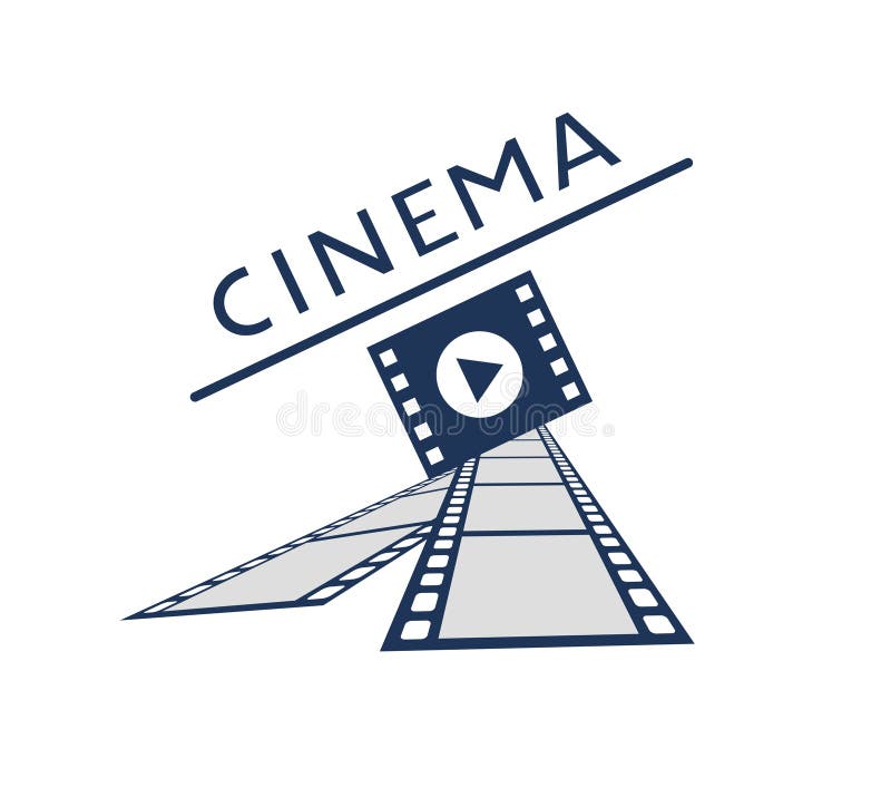 Creative Design of Cinema Symbol Stock Vector - Illustration of ...
