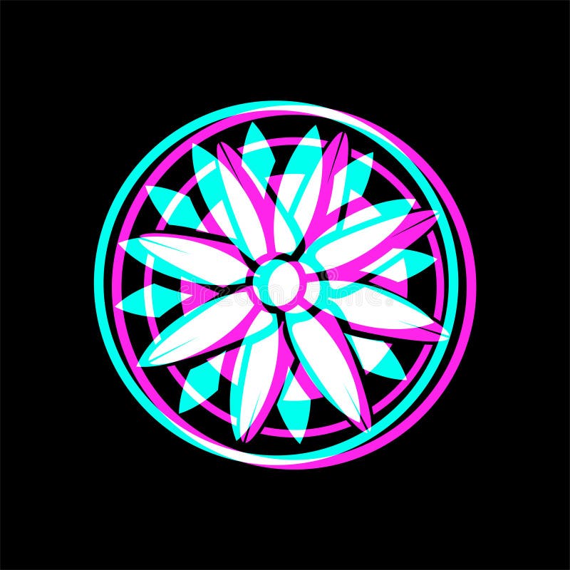 Creative Design of Circle Visual Effect Stock Vector - Illustration of ...