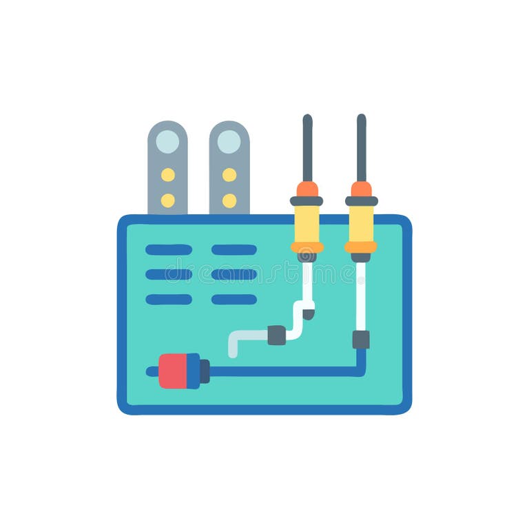 Creative Circuit Repair Kit Design Icon Stock Image - Illustration of ...