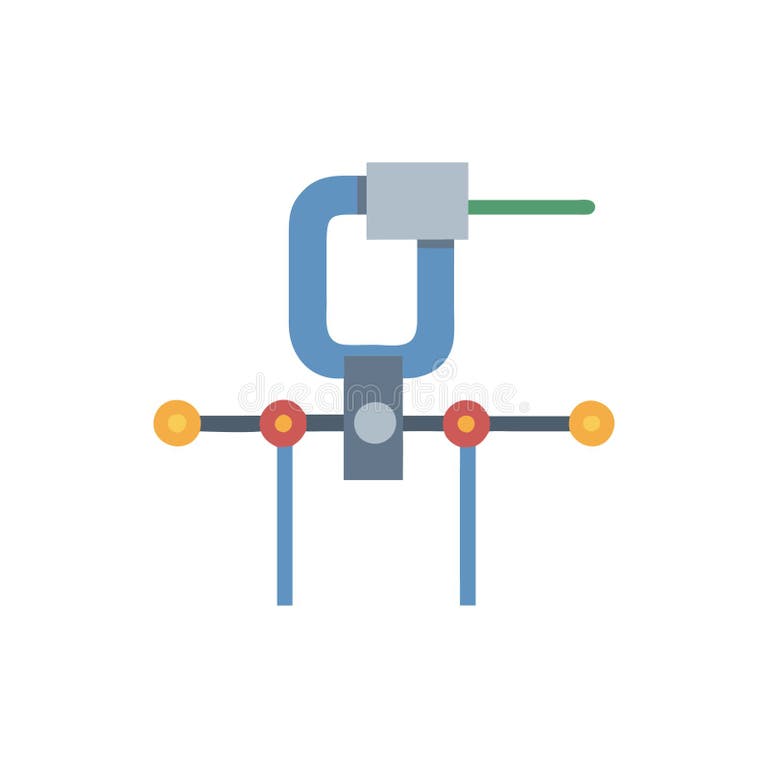 Creative Clamping Circuit Design Icon Stock Photo - Illustration of ...