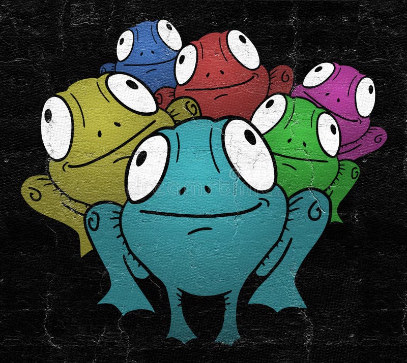 Two Color Frog Vector Icon from Education 2 Concept. Isolated Blue Frog ...