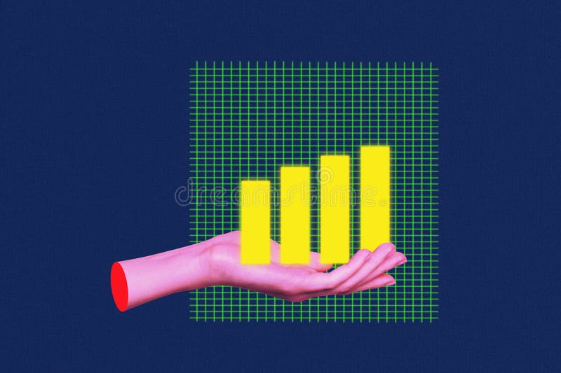 Creative Design Composite Trend Artwork Collage of Human Hand Hold ...