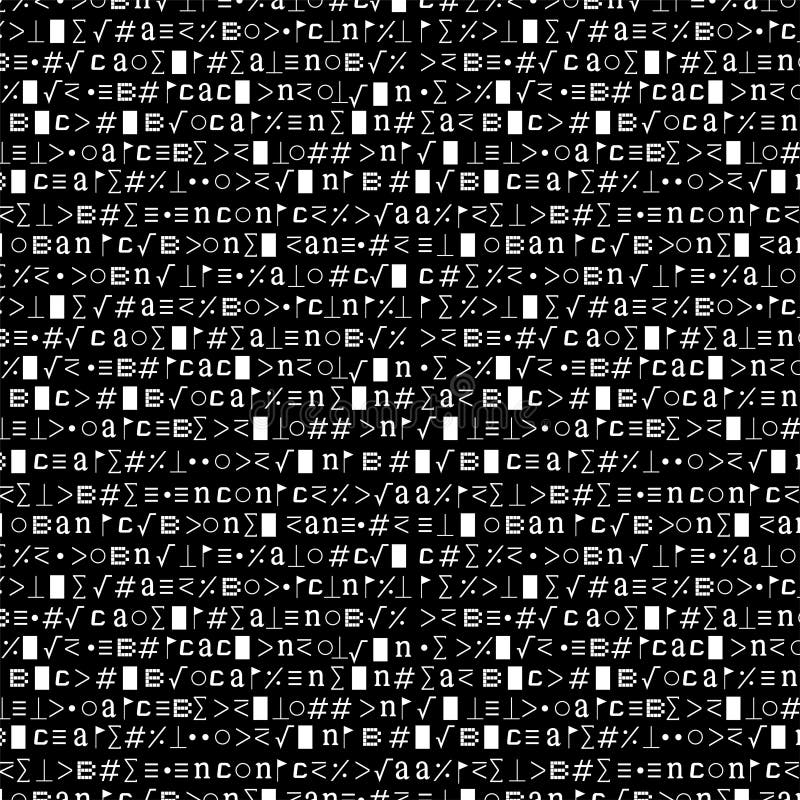 Computing Symbols Background Stock Vector - Illustration of network ...