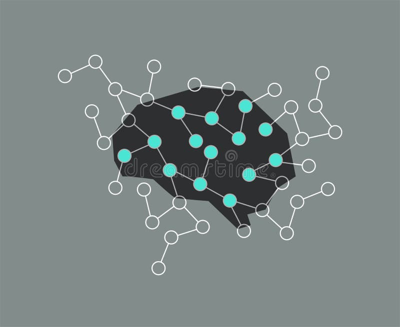 Creative Design of Conceptual Brain Symbol Stock Vector - Illustration ...