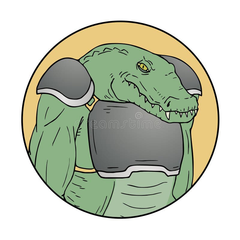 Crocodile mutant stock vector. Illustration of monster - 109008268